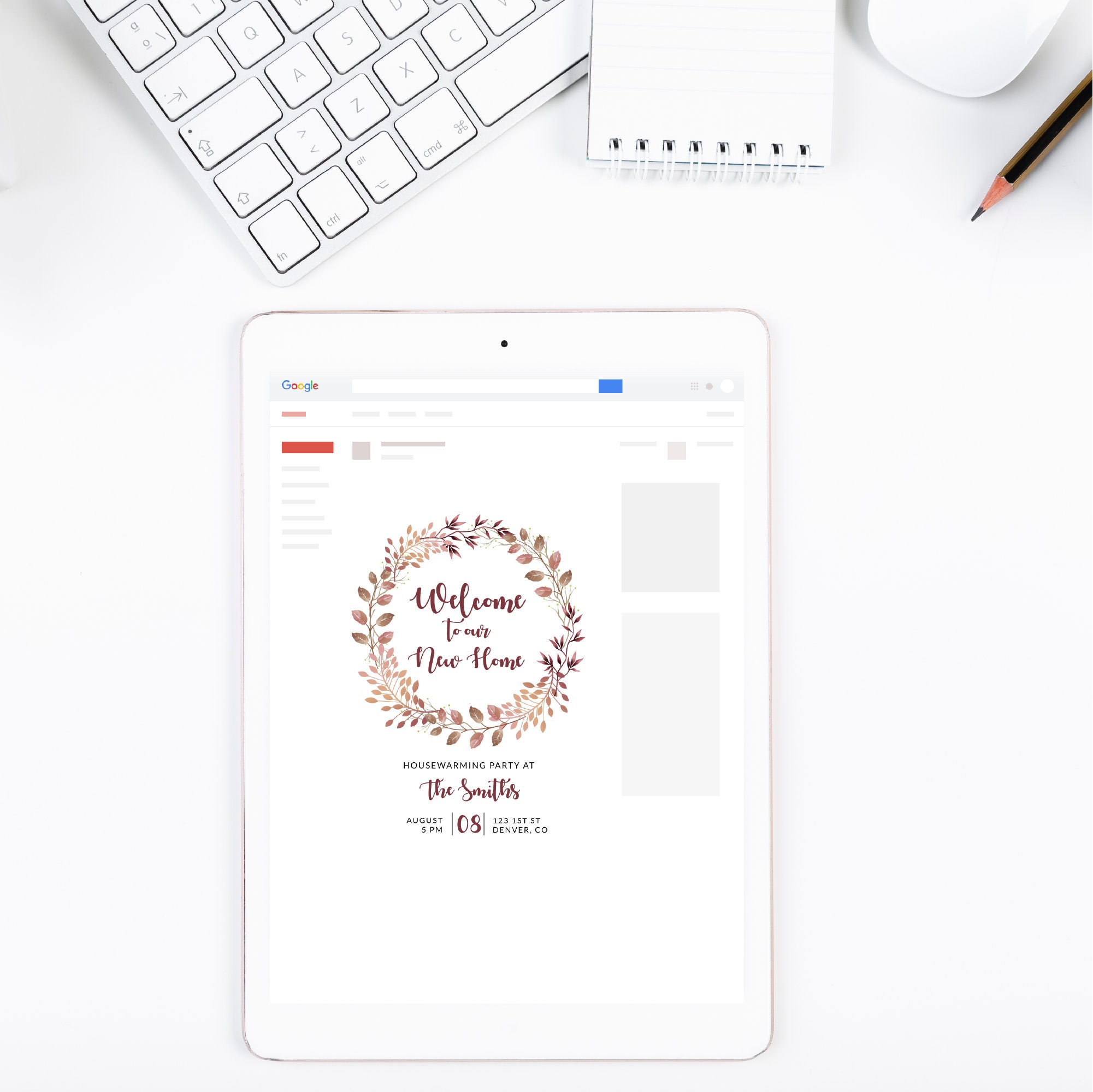 Welcome to Our New Home Editable and Customizable Modern - Etsy