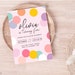 Polka Dot Birthday Party Invitation: Pink, Purple, Yellow (instant ...