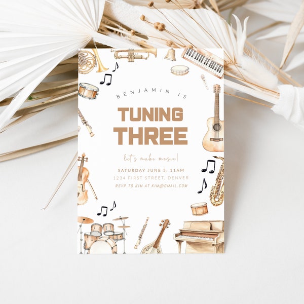Music Invitations - Etsy