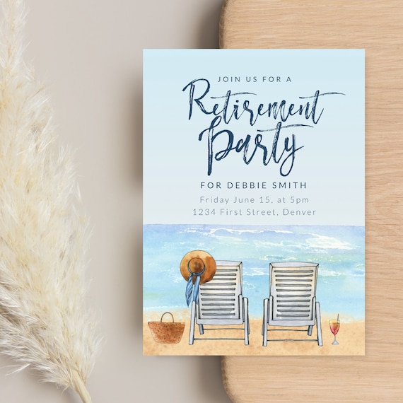Beach Retirement Template