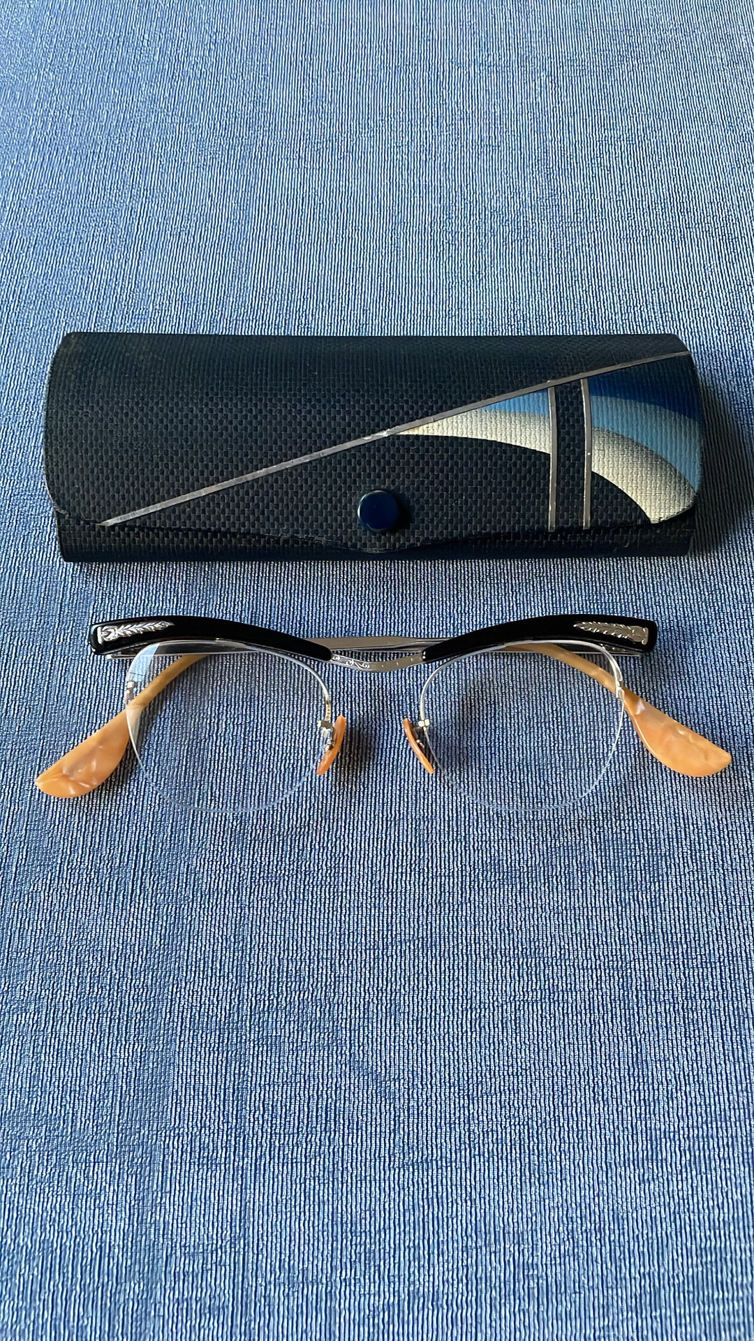 Vintage Cateye Eyeglasses With Case Grease Lightning Rockabilly ...