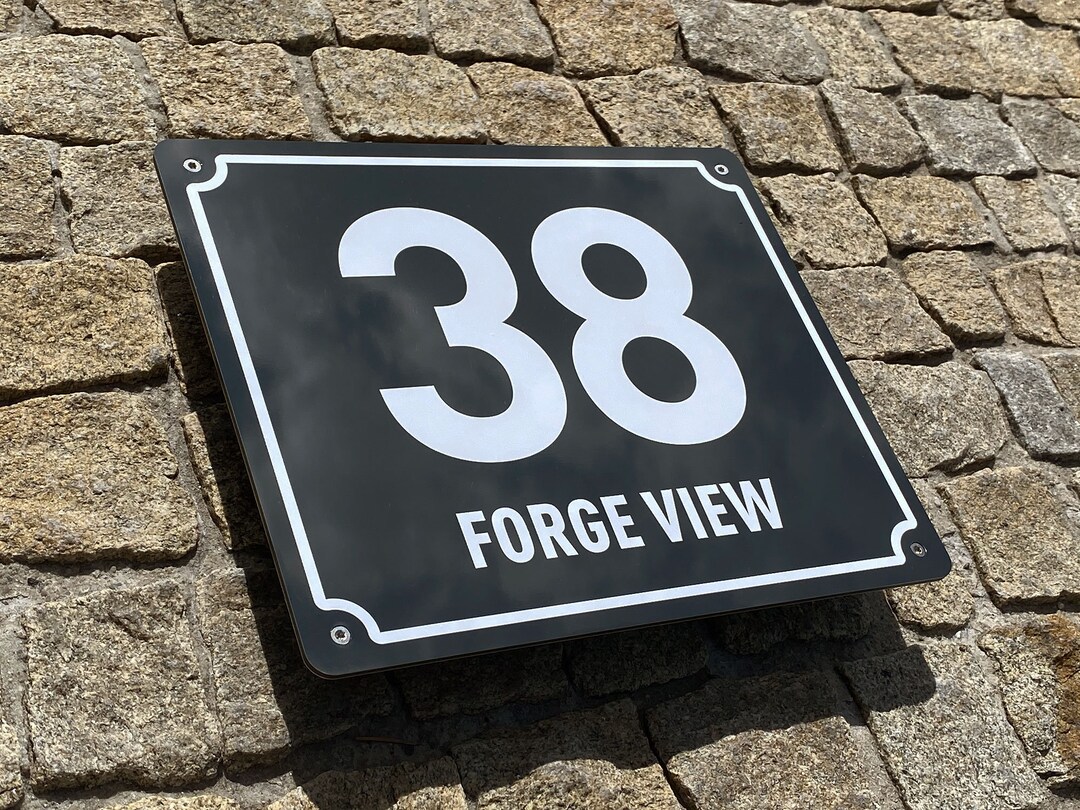 House Number | House Number Sign - Etsy