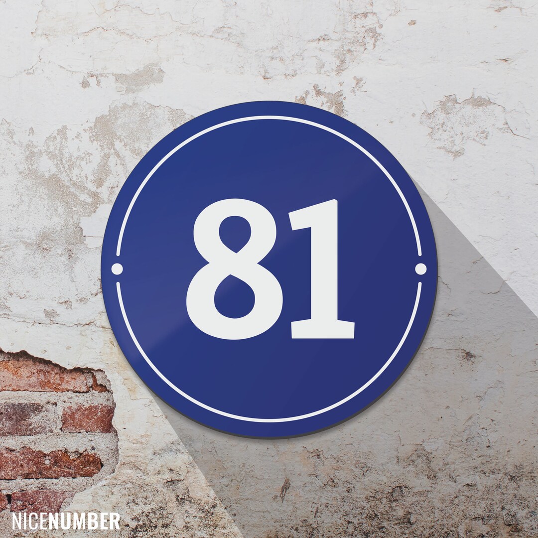 House Number | Address Plate | Personalized Address Sign | Aluminium ...