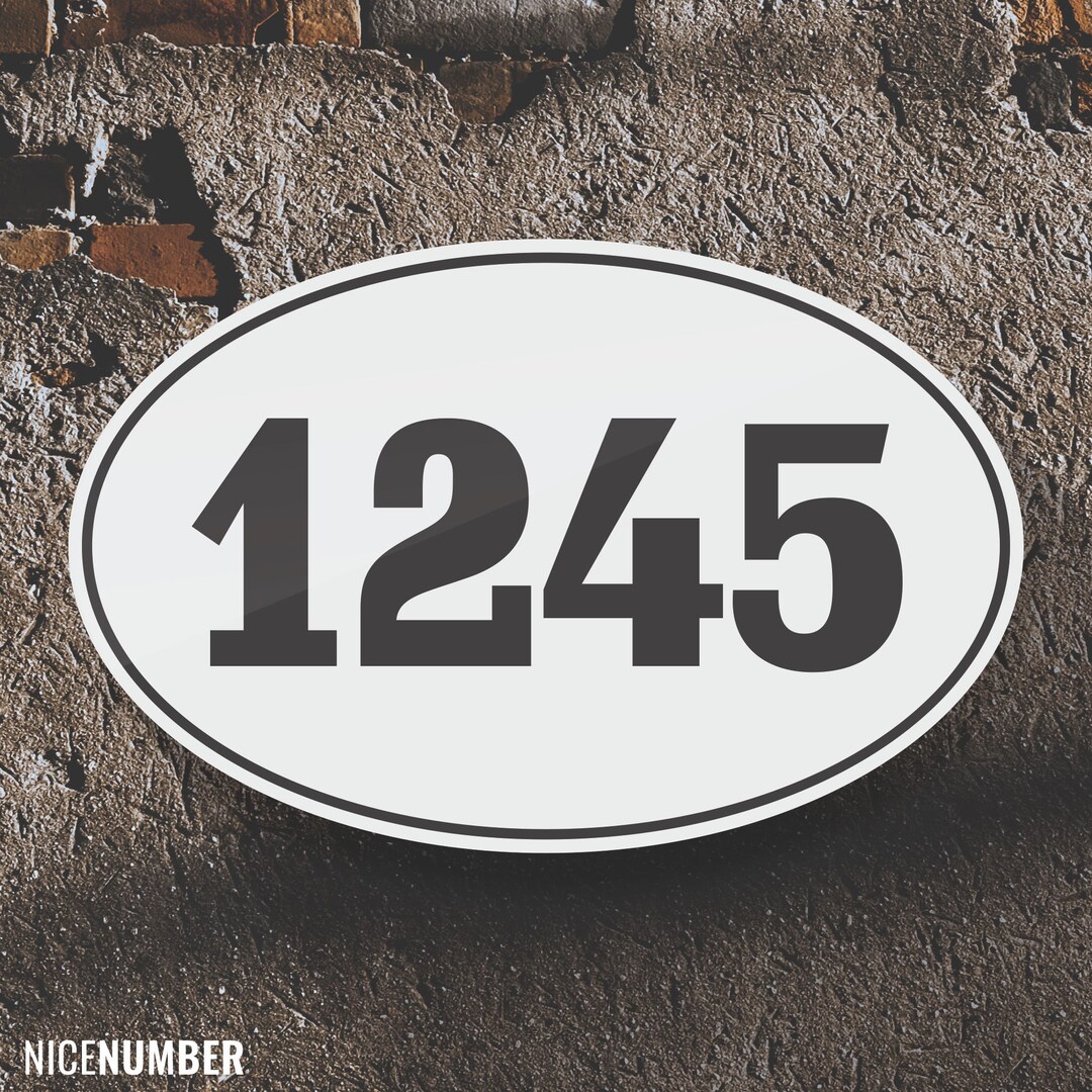 House Number | Address Plate | Personalized Address Sign | Aluminium ...