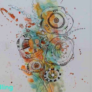 Moodle Splat Flowers - Etsy Canada