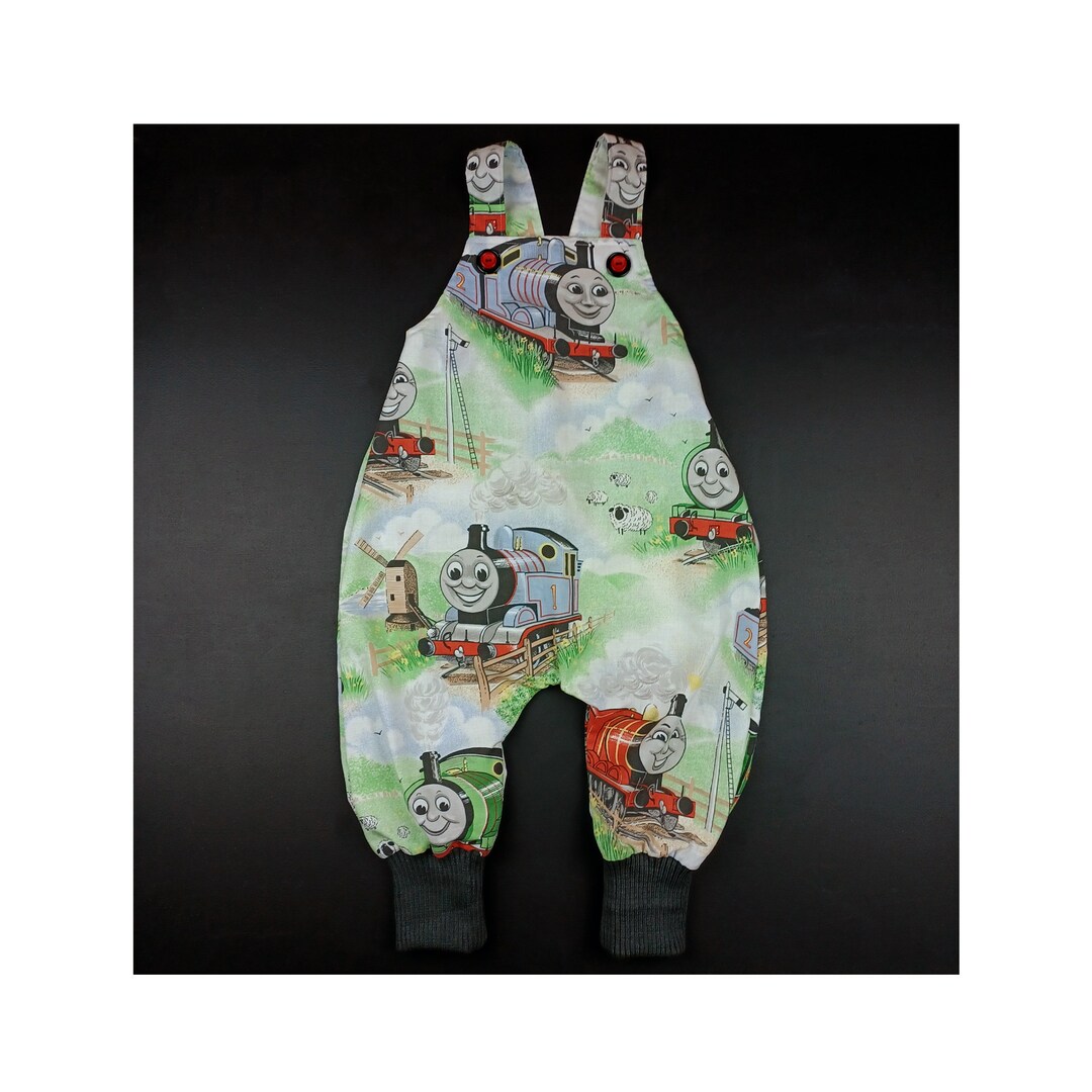 Vintage Thomas the Tank Engine Fabric / Dungarees / Overalls ...
