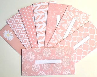 Printable Cash Envelopes Expense Tracker Horizontal Zero | Etsy