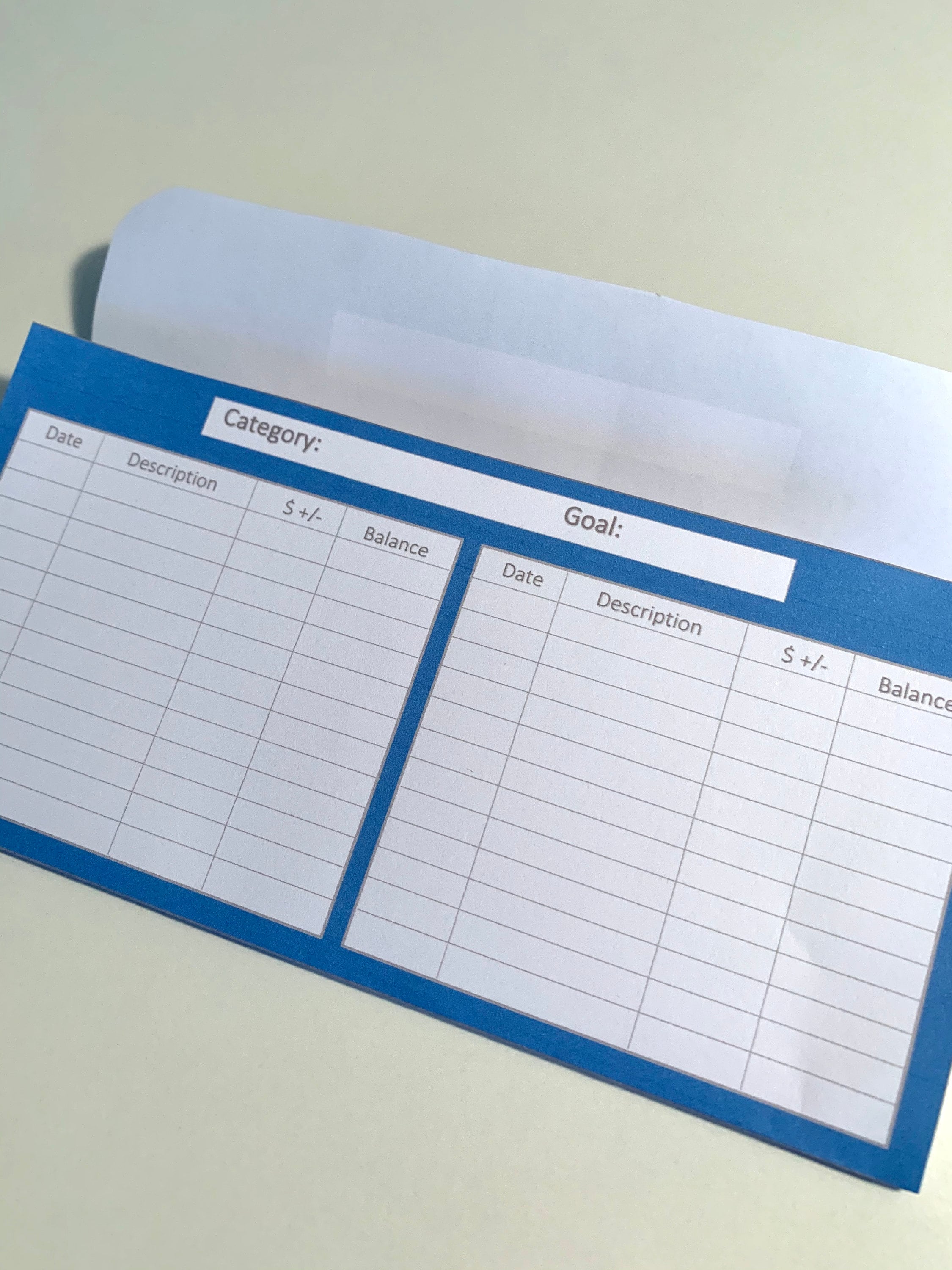 Printable Cash Envelope, Sinking Fund Envelope, Visual Tracker, Savings ...