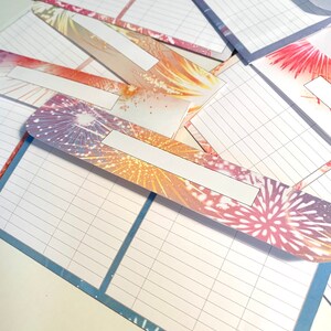 8 Count Printable Fireworks Cash Envelopes - Etsy