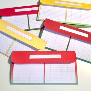 Printable Cash Envelopes, Expense Tracker, Horizontal, Zero Based ...