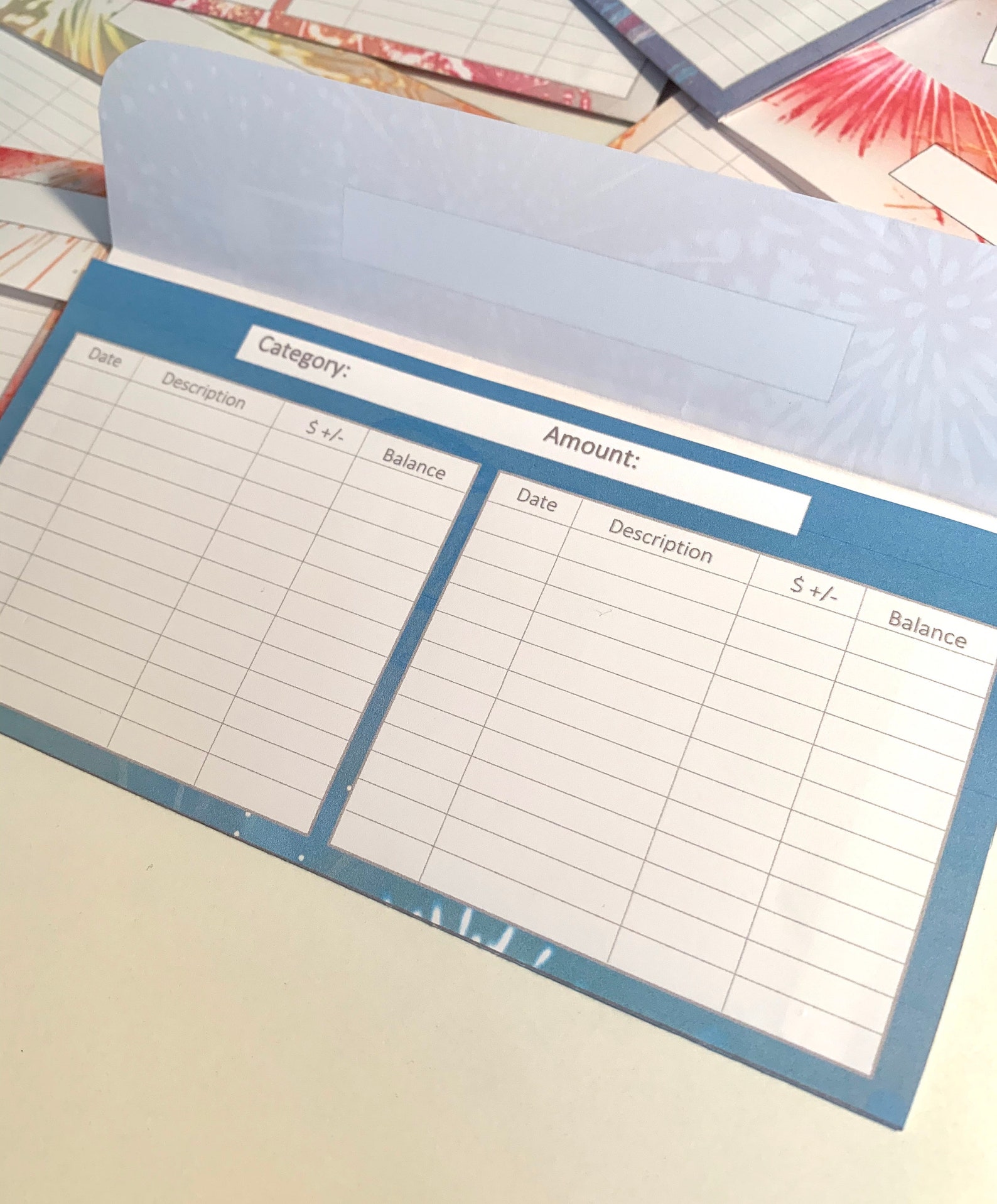 8 Count Printable Fireworks Cash Envelopes - Etsy