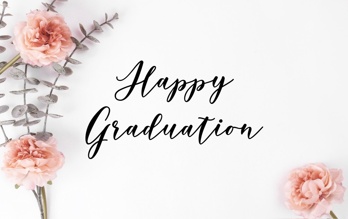 Happy Graduation Decal Grad Vinyl Sign for Graduate | Etsy