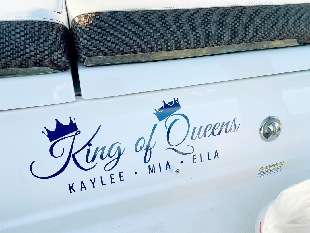 Your Design Here - Custom Boat Name Decal - Permanent Marine-grade ...