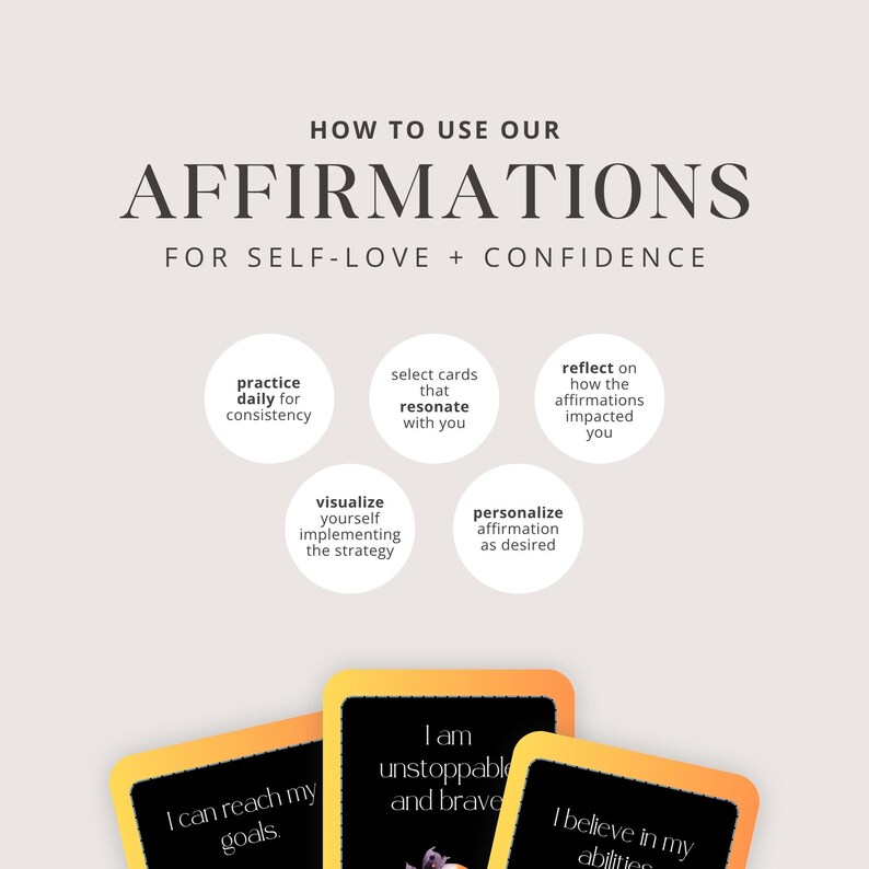 Affirmation Cards for Kids, Halloween Positive Message Set, Mindset ...