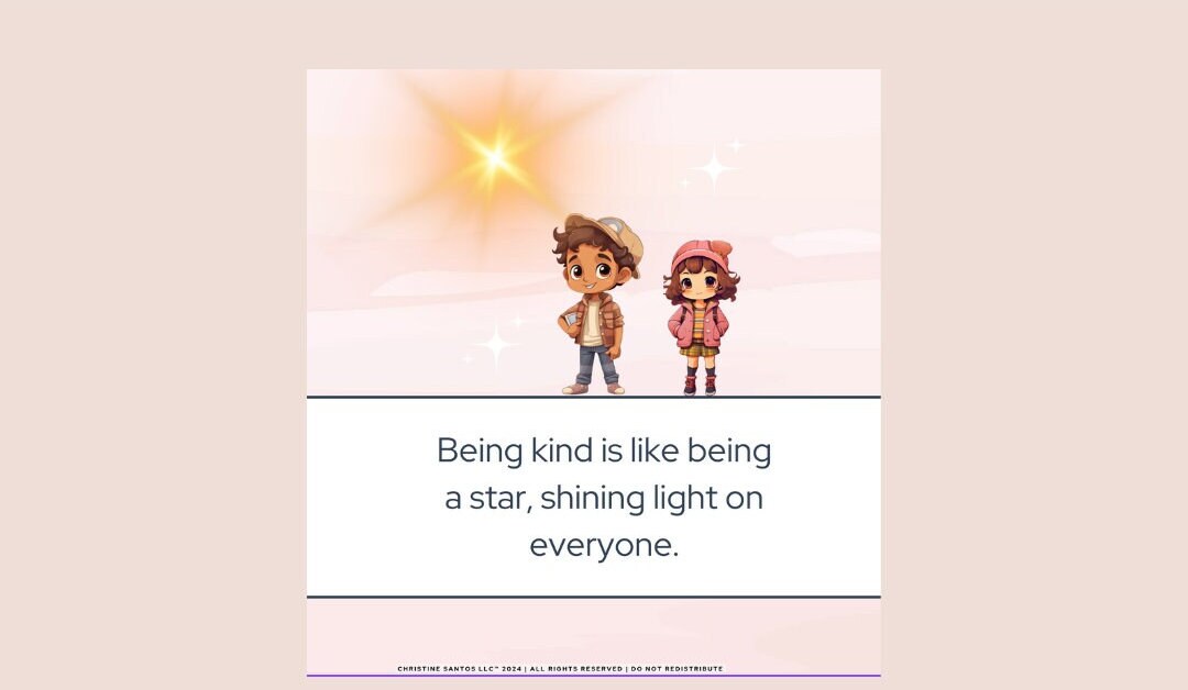 Kindness Matters Poster: Kindness is Like a Star - Etsy