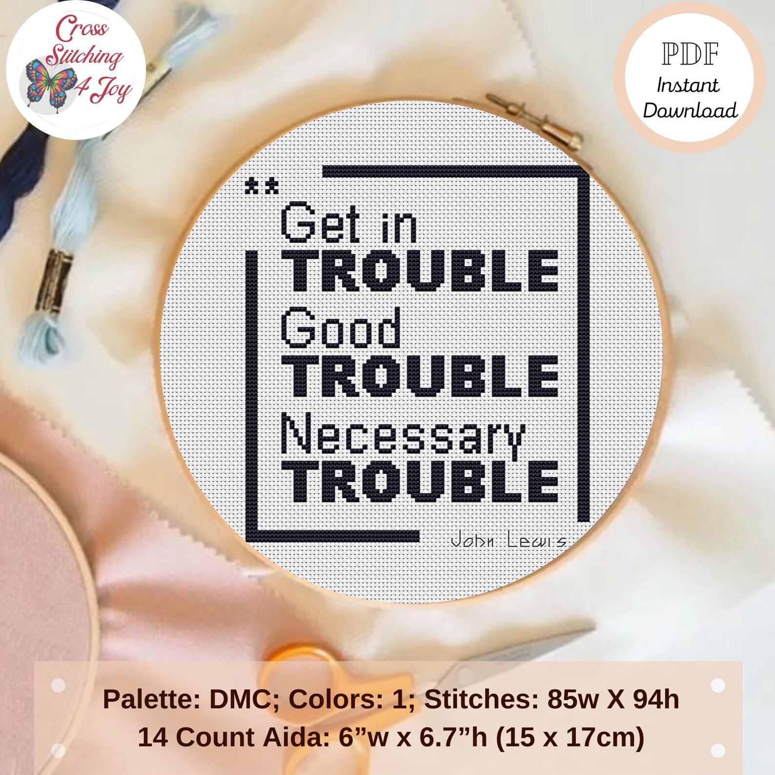 Get in Trouble Good Trouble Necessary Trouble Black Lives - Etsy