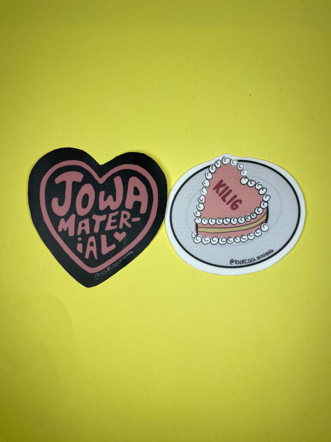 Jowa Material Kilig Stickers Tagalog Filipino Pinoy Philippine Pride - Etsy