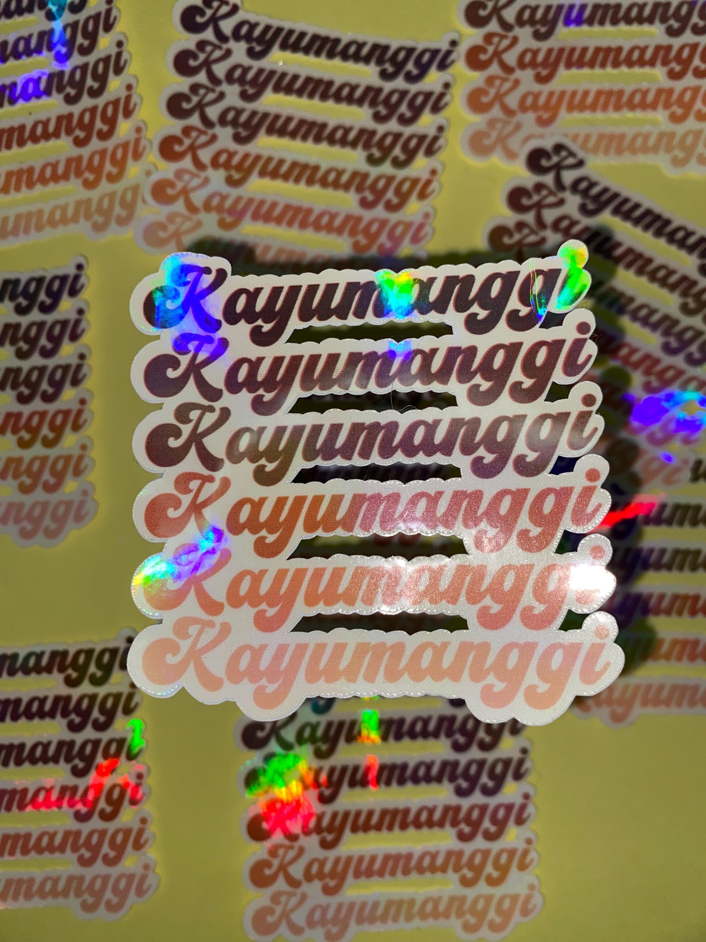 Tagalog Kayumanggi Stickers Filipino Hugot Lines - Etsy