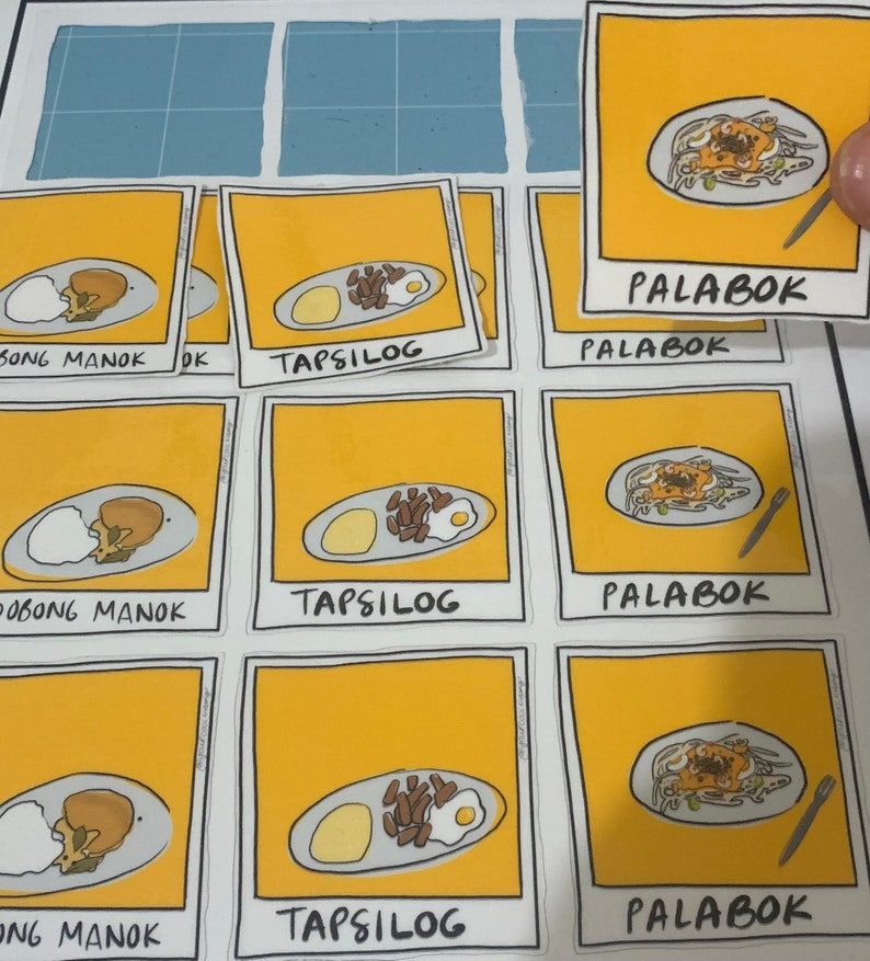 Filipino Meals Stickers: Tapsilog Palabok and Adobong Manok - Etsy