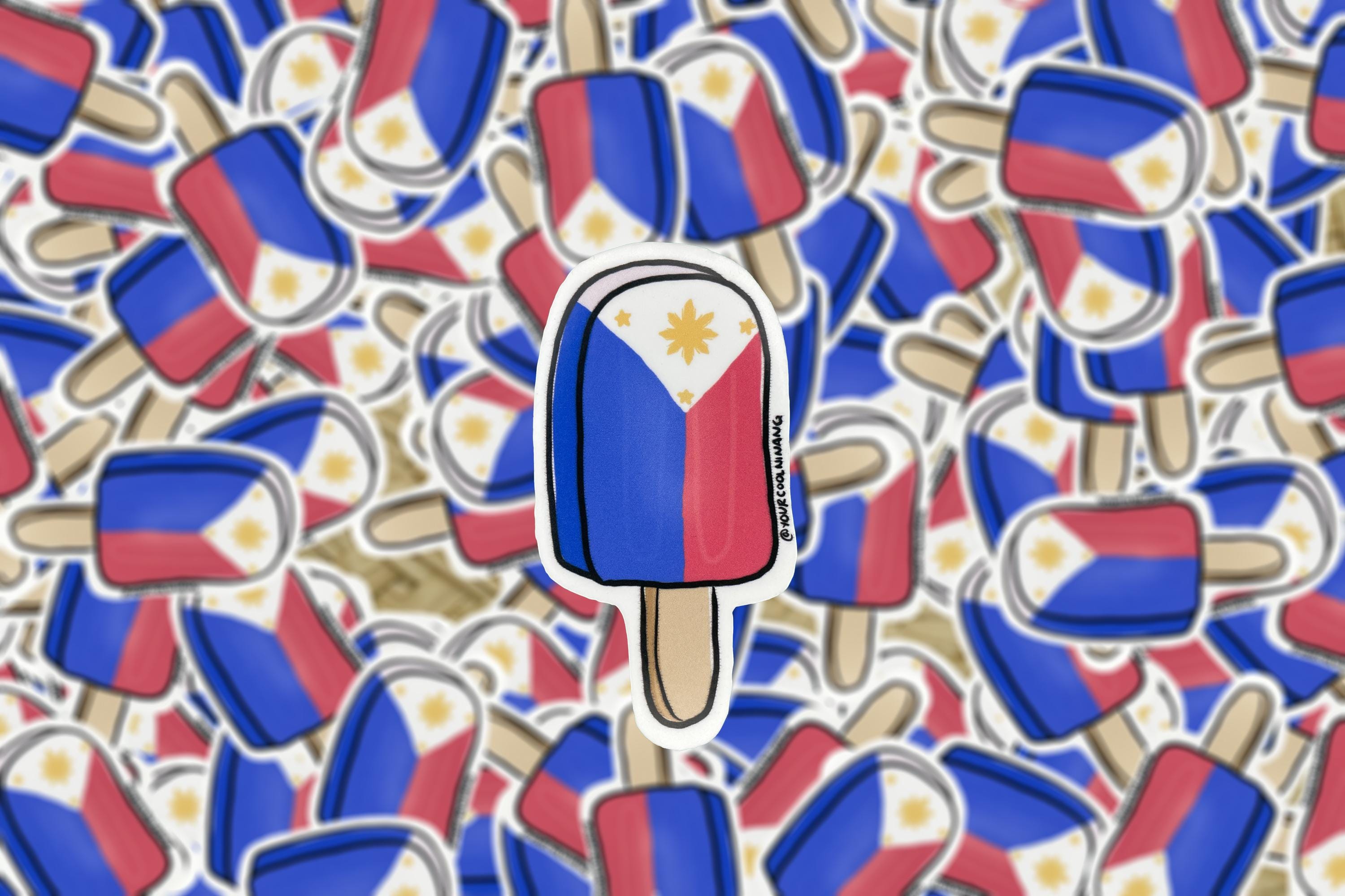 Popsicle Philippines Flag Street Food Tagalog Stickers Filipino Pinoy ...