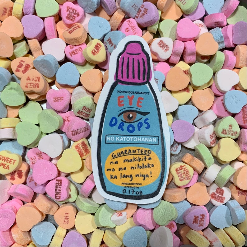 Tagalog Anti-valentines Stickers Filipino Hugot Lines - Etsy