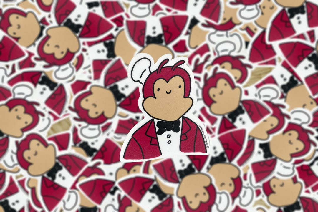 Jollibobo Jollibee Fan Art Sticker OR Pin Badge - Etsy Canada
