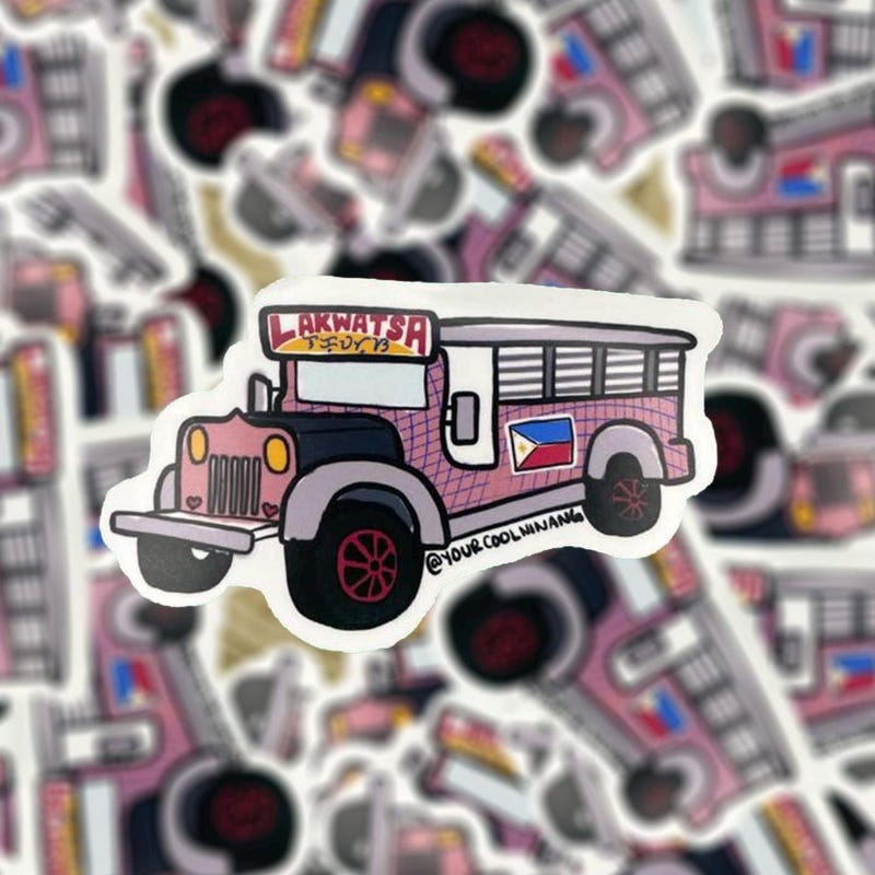 Jeepney Sticker - Etsy