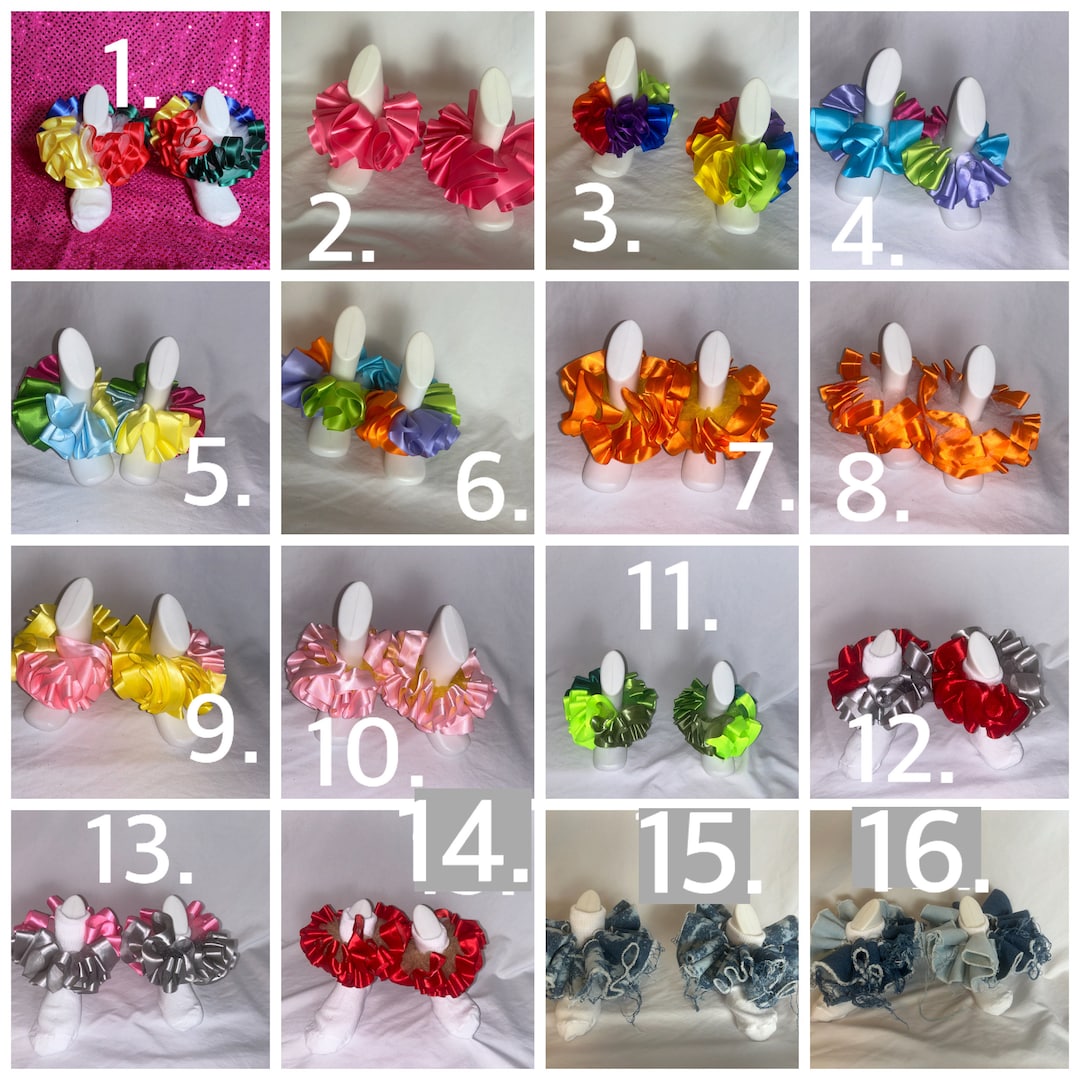 Ready to Ship Kids Ruffle Anklets Ruffle Socks Detachable Ruffles - Etsy