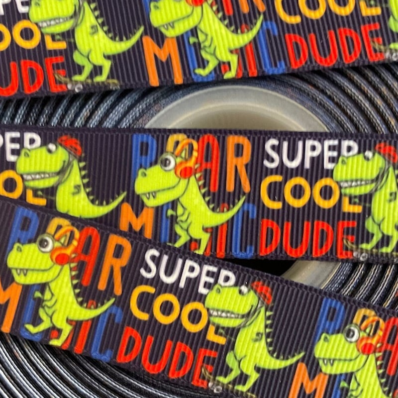Dinosaur Ribbon - Etsy