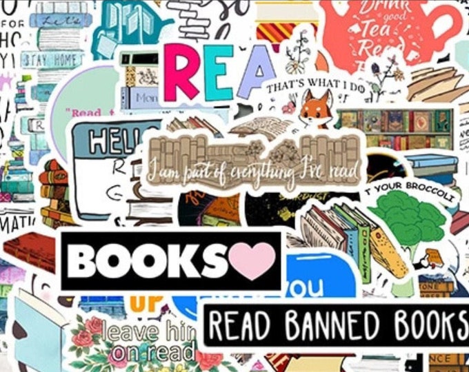 I LOVE to READ 25/50 Awesome I Love to Read Decals Calling - Etsy