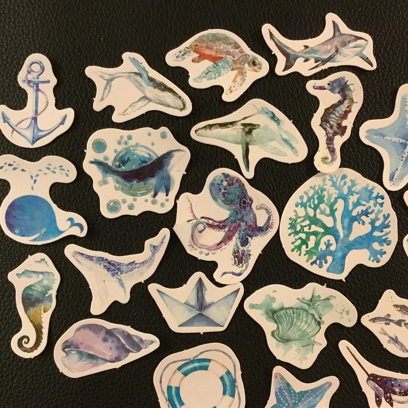Ocean Stickers - Etsy