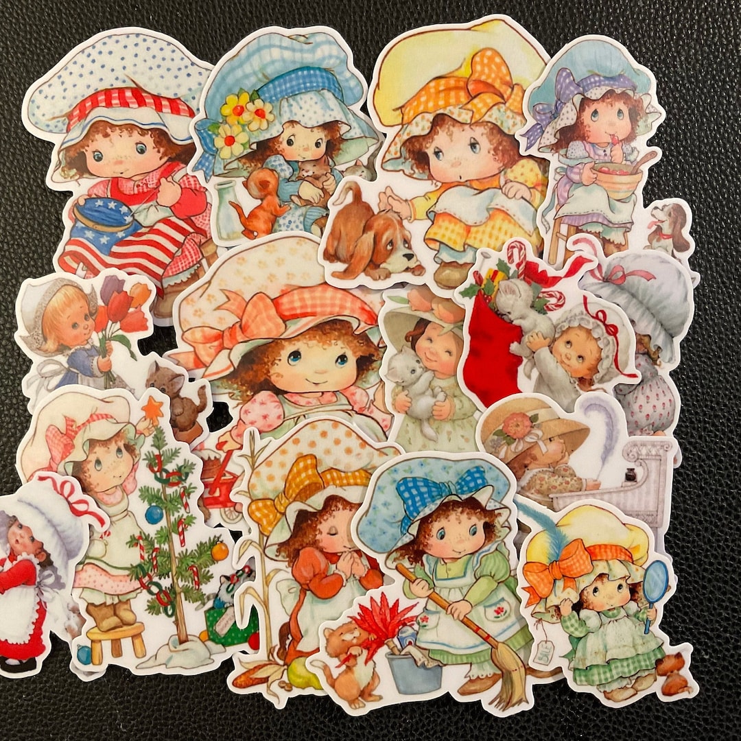 VINTAGE STYLE DOLL Stickers! 16 Sweet Doll Stickers, Adorable Images of ...