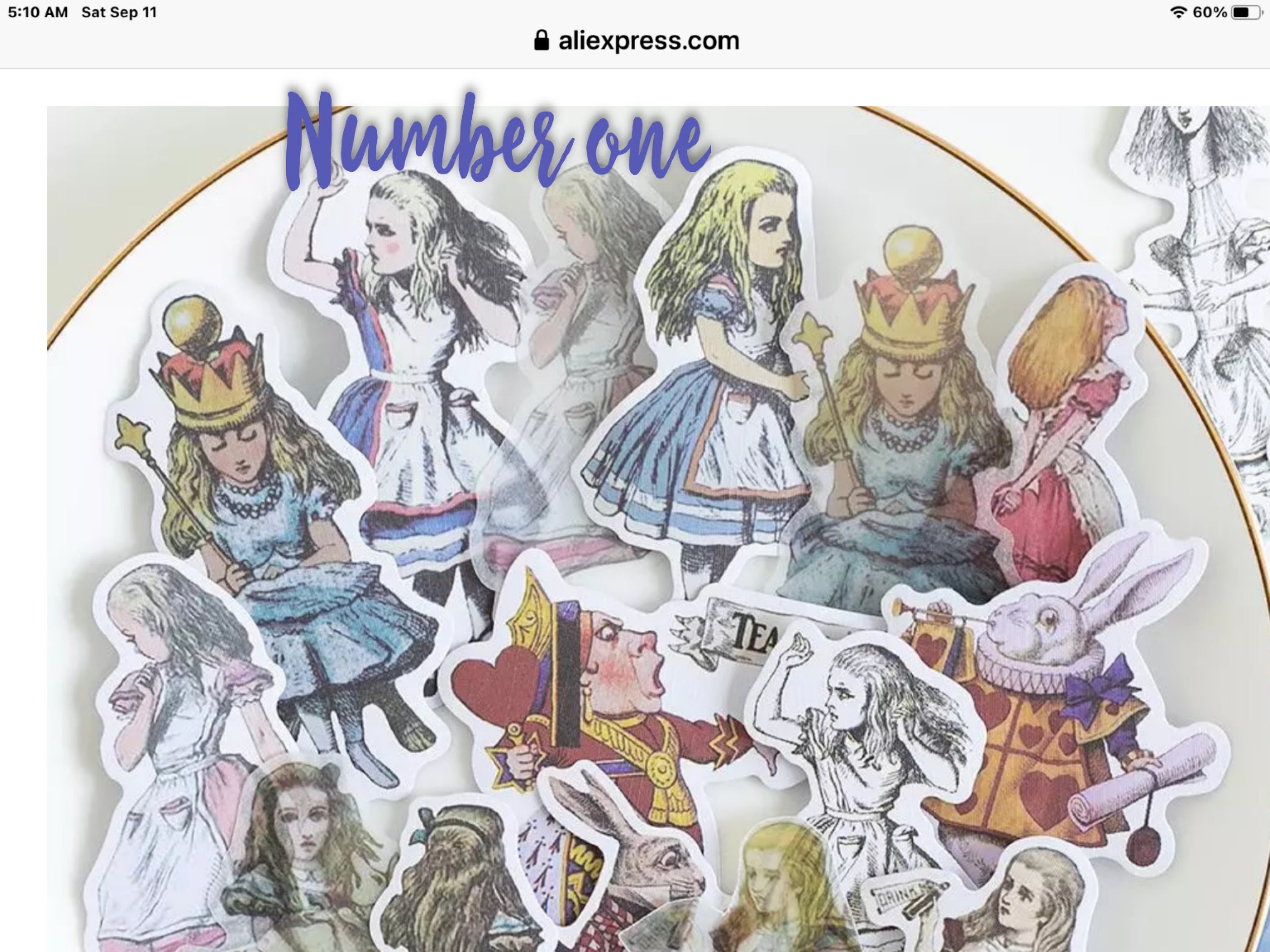 WONDELAND STICKERS 4 Styles of Stickers Choose Your - Etsy