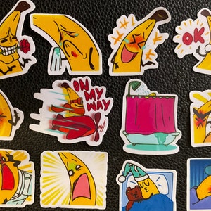 BANANAS BANANAS BANANAS 40 Funny Banana Stickers Go - Etsy