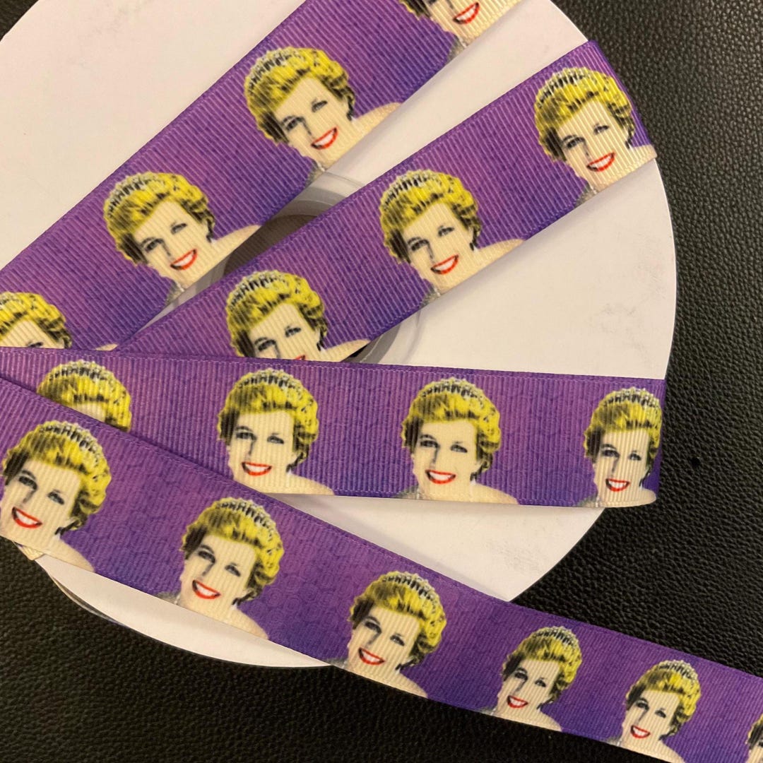 PRINCESS DIANA! 1” Grosgrain Ribbon, Choose 3/5 Yards, Perfect for ...