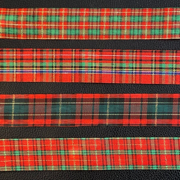 Plaid Ribbon - Etsy