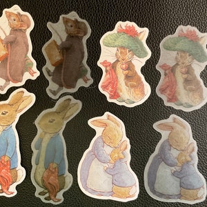 PETE the RABBIT STICKERS! 40 Delightful and Adorable Stickers, 1/2 Are ...