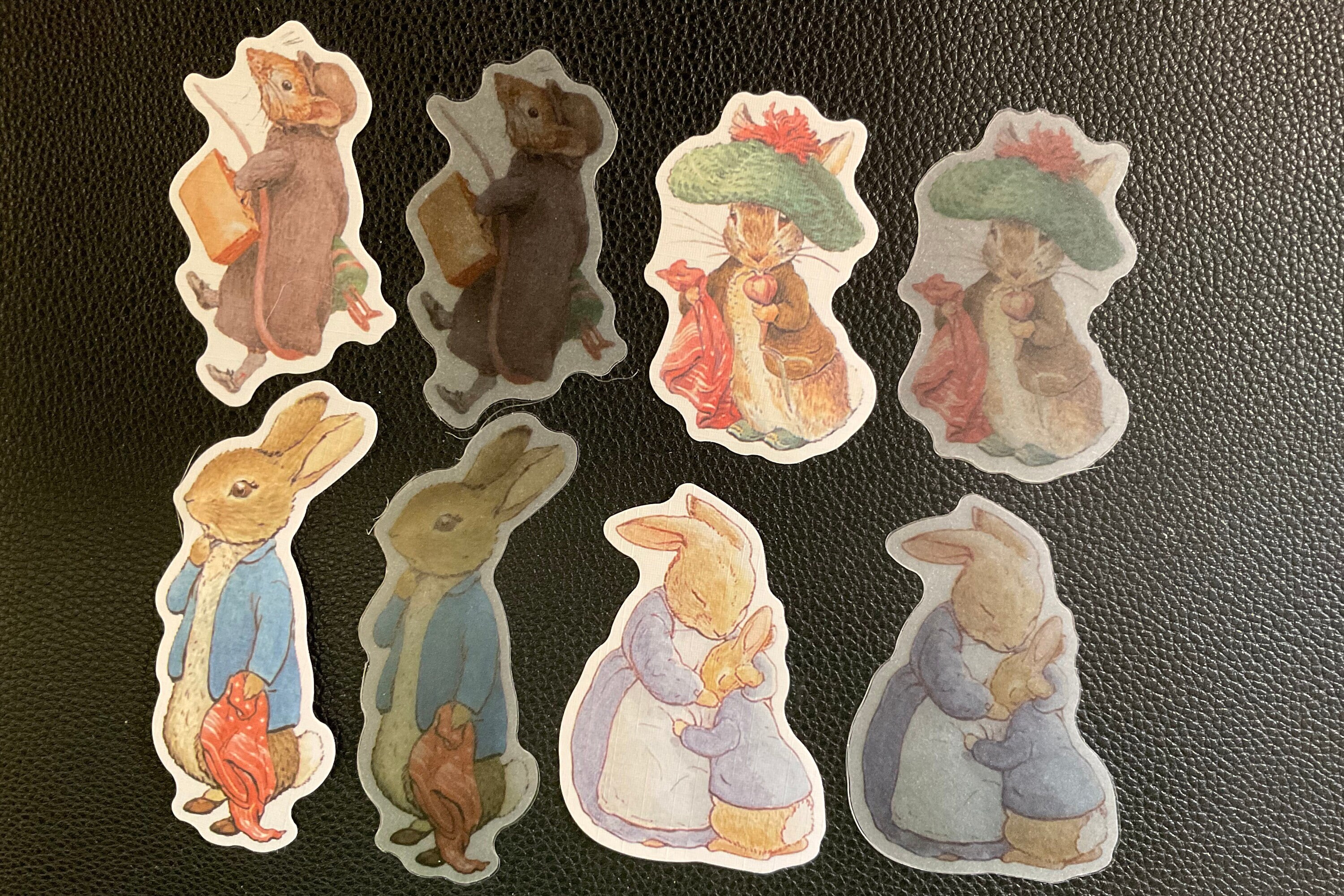 PETE the RABBIT STICKERS! 40 Delightful and Adorable Stickers, 1/2 Are ...
