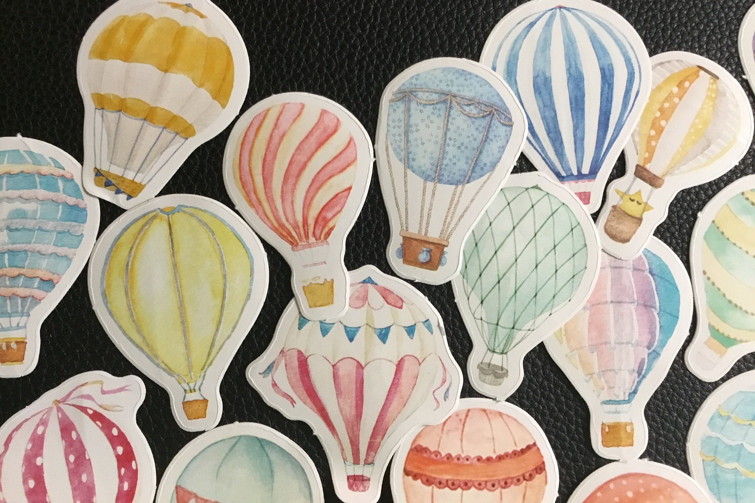 HOT AIR BALLOONS! 46 Colorful Balloon Stickers, Up, up and Away ...