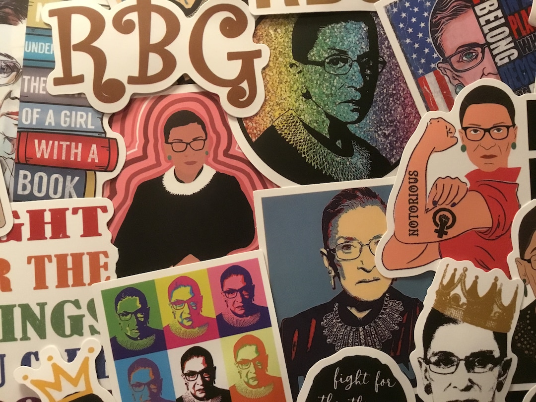 Ruth Bader Ginsburg! 50 Decals, RBG Decals for the RBG Lover, a RBG ...