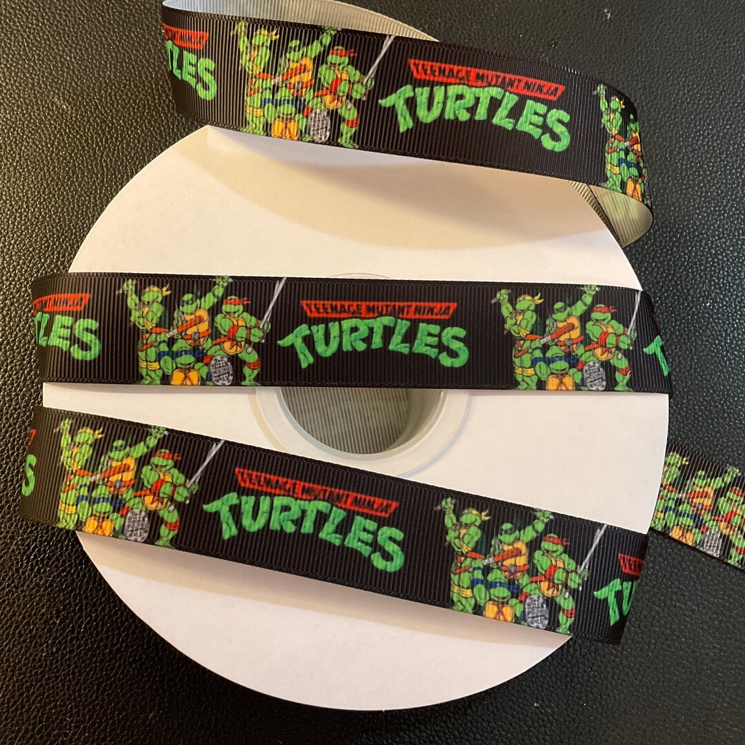 TURTLE WARRIORS! 1” Ribbon! Choose 3/5 Yards, Beloved Cartoon ...