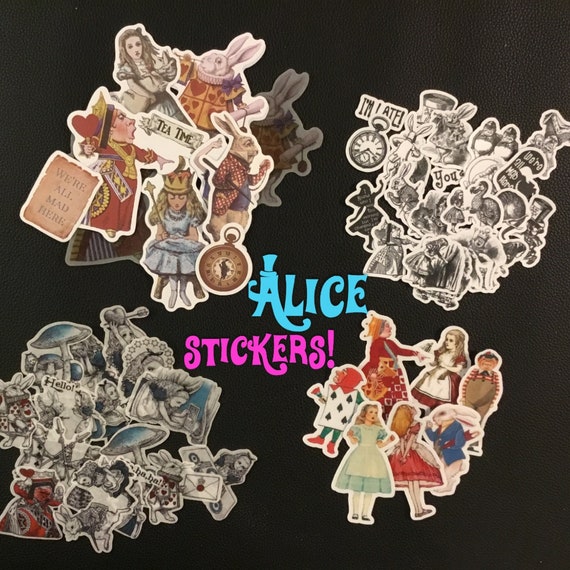 WONDELAND STICKERS 4 Styles of Stickers Choose Your - Etsy