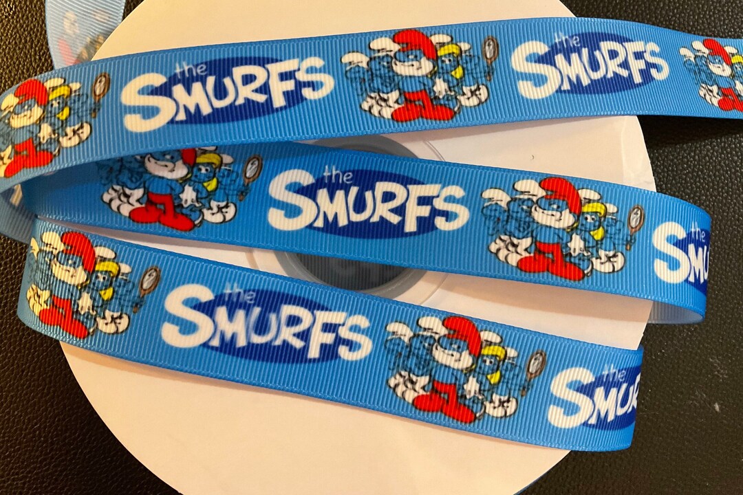 LITTLE BLUE PEOPLE! 1” Grosgrain Ribbon, Choose 3 or 5 Yds., Beloved ...