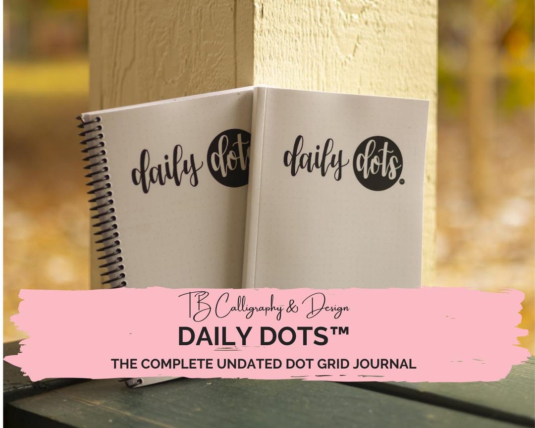 Daily Dots™ Complete Yearly Undated Bullet Dot Grid Journal ...