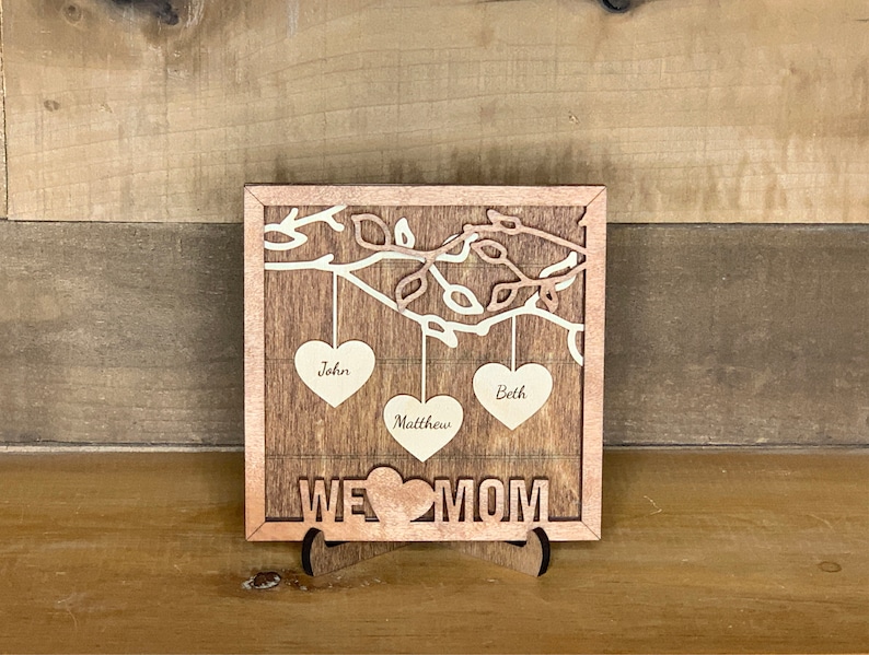 Family Tree Wood Sign Wooden Family Tree Sign Mother's - Etsy