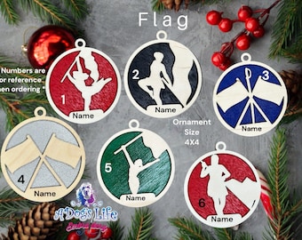 Color Guard Ornament - Etsy
