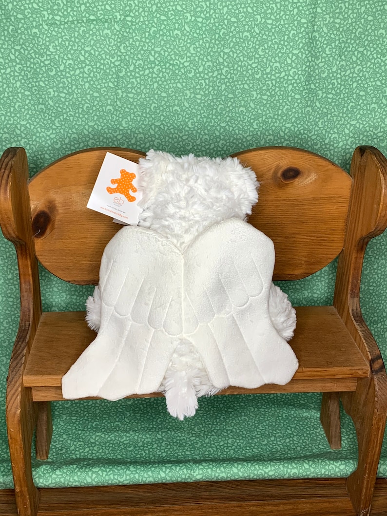 Angel Bear Angel Wings Stuffed Animal Sympathy Gift One | Etsy