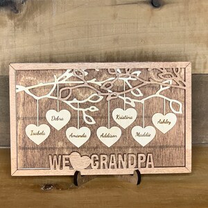 Family Tree Wood Sign, Wooden Family Tree Sign, Mother's Day Gift ...