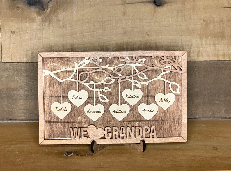 Family Tree Wood Sign Wooden Family Tree Sign Mother's - Etsy