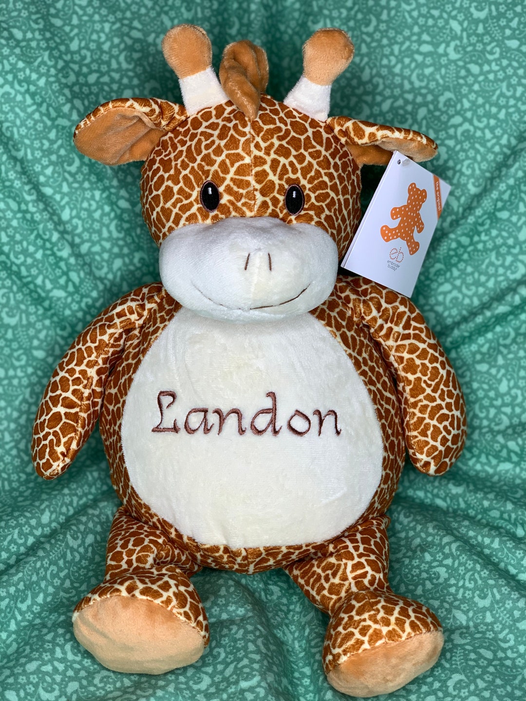 Giraffe, Stuffed Animal, Plush Animal, Baby Shower, Personalized ...